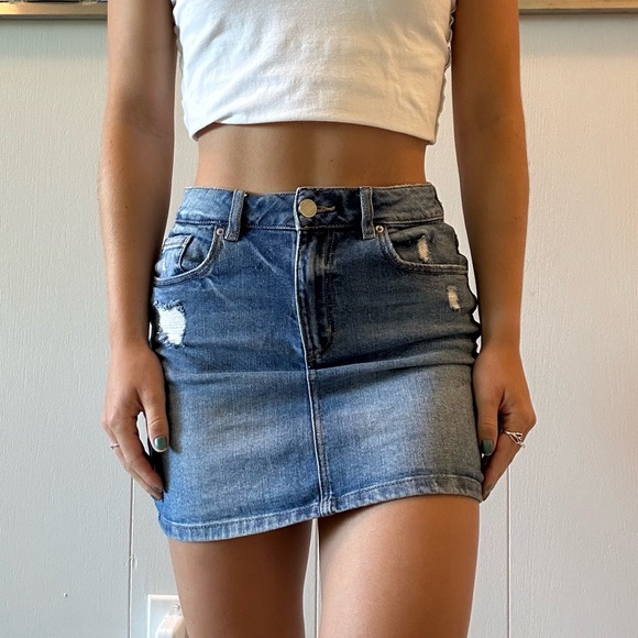 Garage | Skirts | Garage Mini Denim Skirt | Poshmark